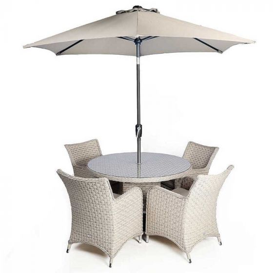 Turin 4 seater dining set store